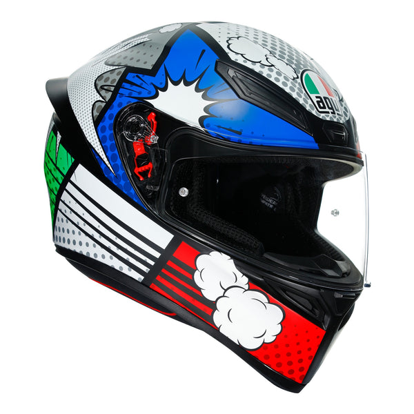 AGV K1 Full Face Helmet Bang - Multicolour – Mega Motorcycles