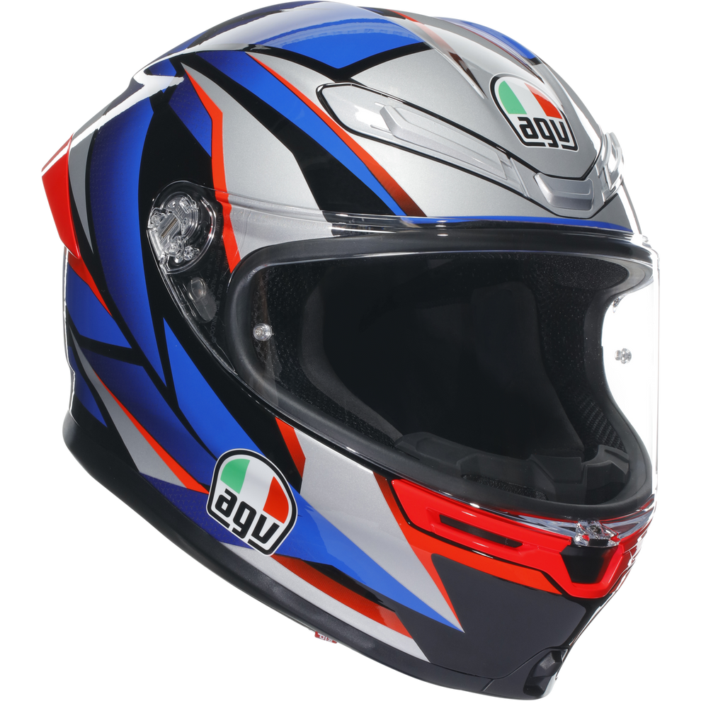 AGV K6-S Slashcut - Black / Blue / Red – Mega Motorcycle Store